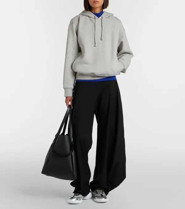 CHRISTIAN LOUBOUTIN Mara Suede And Mesh Lace-up Sneakers - Grey