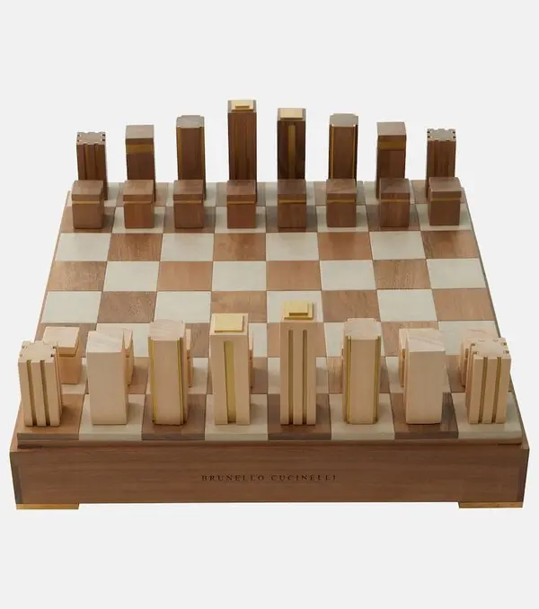 Brunello Cucinelli Walnut Board Game