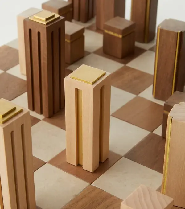 Brunello Cucinelli Walnut Board Game