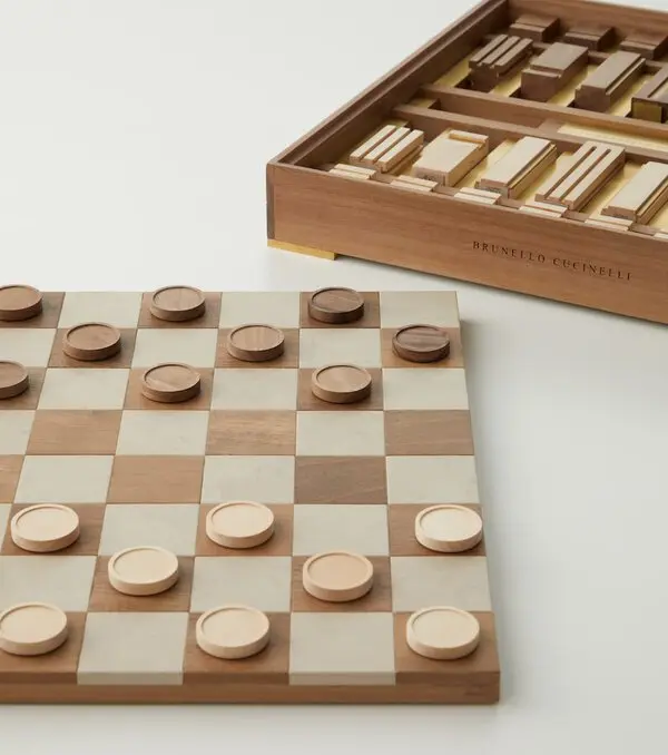 Brunello Cucinelli Walnut Board Game