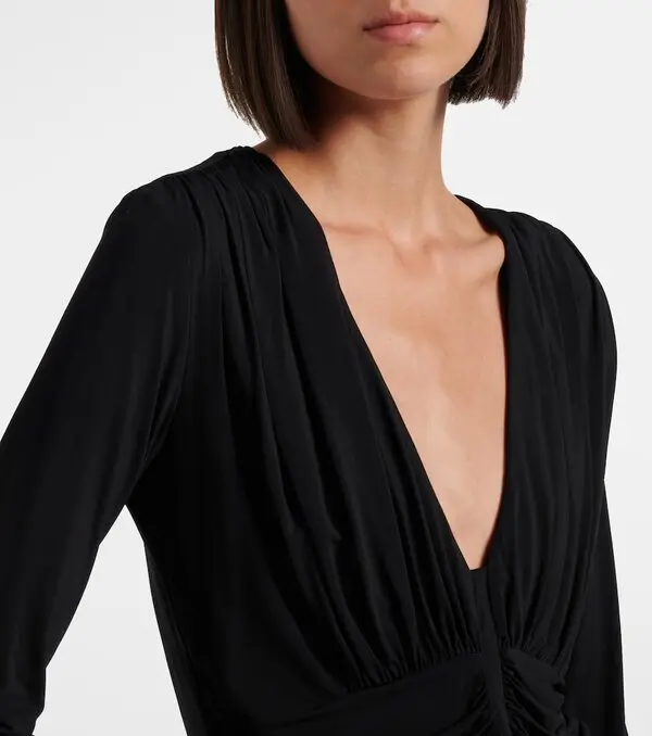 Sportmax Ruched Crepe Top