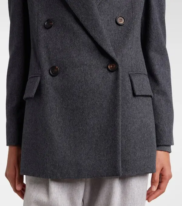 Brunello Cucinelli Double-breasted Wool Jacket