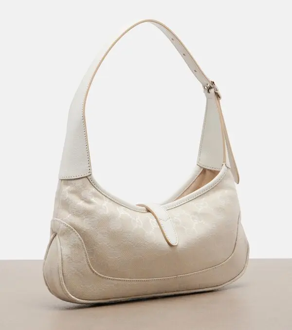 Gucci Jackie Slim Medium Shoulder Bag - Beige