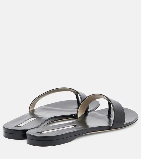 CHRISTEN Helix Leather Thong Sandals