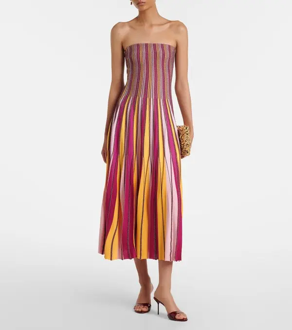 Simkhai Soleil Striped Midi Dress - Multicoloured