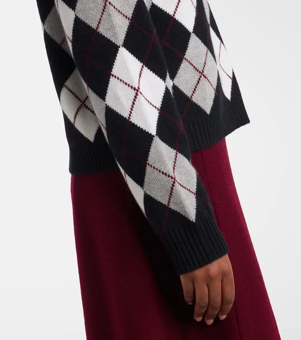 LISA YANG Antoni Argyle Cashmere Sweater