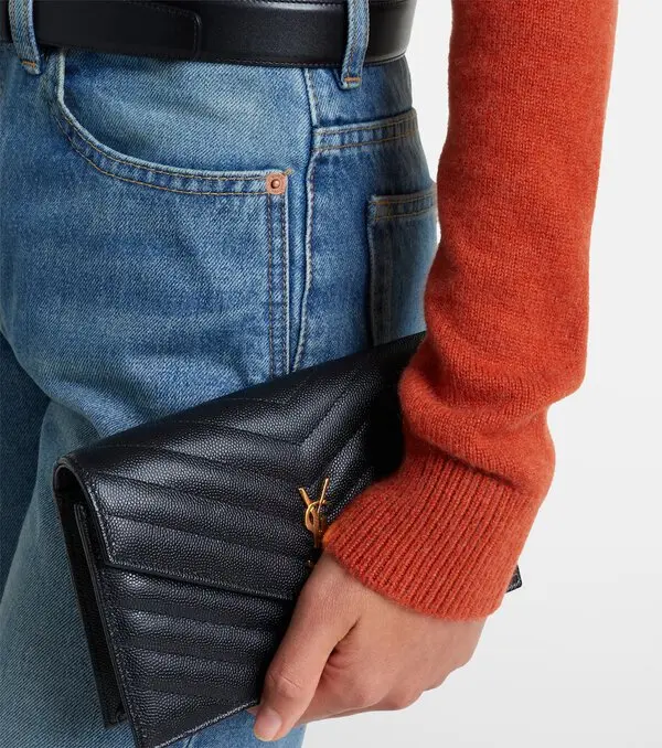 Saint Laurent Cropped Cashmere Sweater