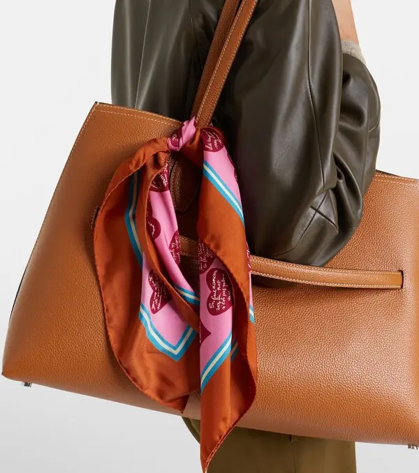 Max Mara Printed Silk Twill Scarf