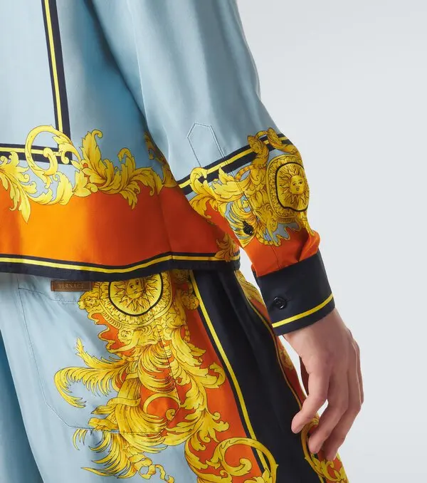 Versace Printed Silk Shirt - Multicoloured