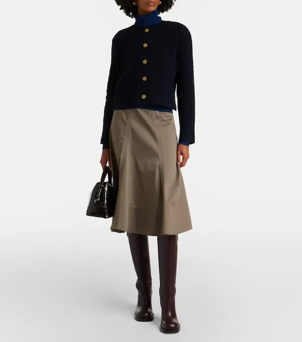 Altuzarra Harris Cropped Wool-blend Cardigan