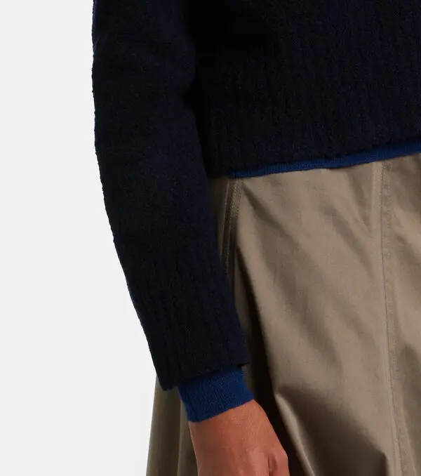 Altuzarra Harris Cropped Wool-blend Cardigan