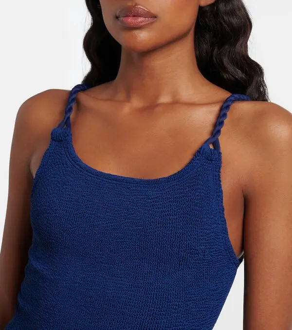 Hunza G Camille One Piece Swimsuit - Blue
