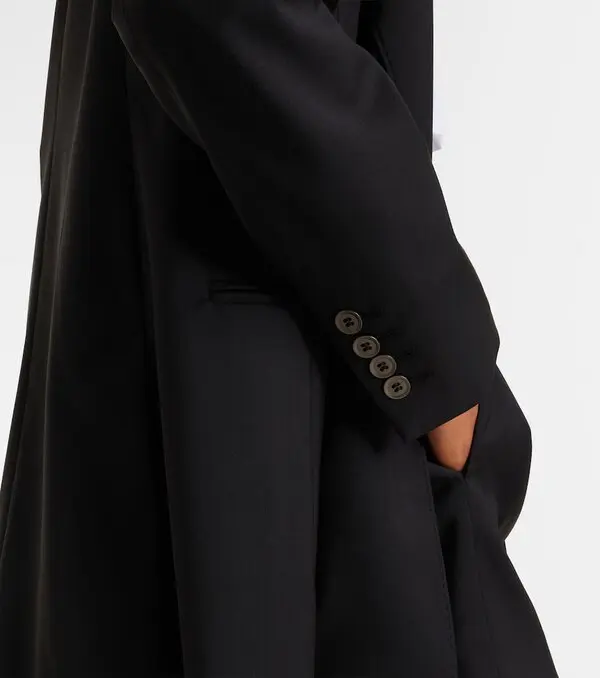 Max Mara Virgin Wool Blazer - Black
