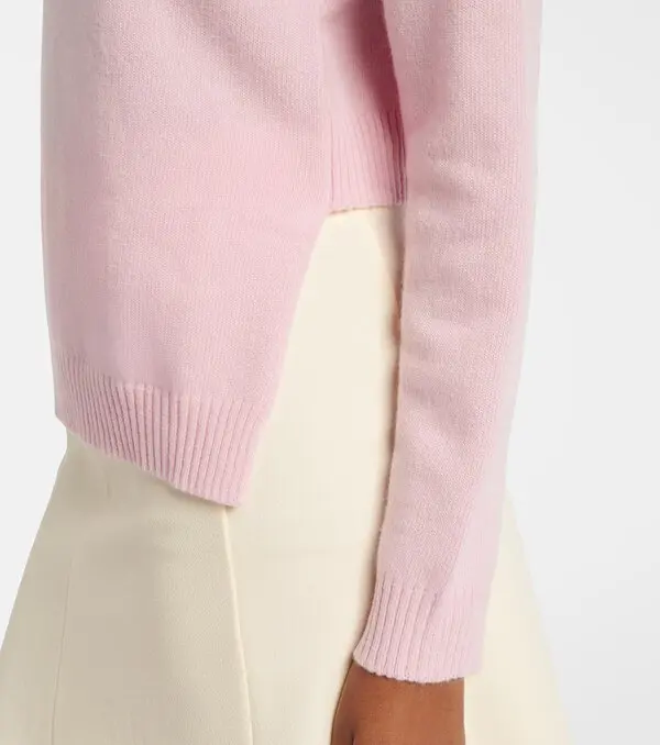 JIL SANDER Wool Turtleneck Sweater In Candy