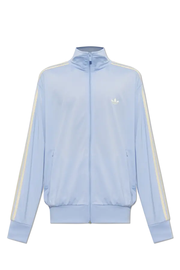 ADIDAS ORIGINALS Denim Bomber Jacket With Embroidered Logo - Blue