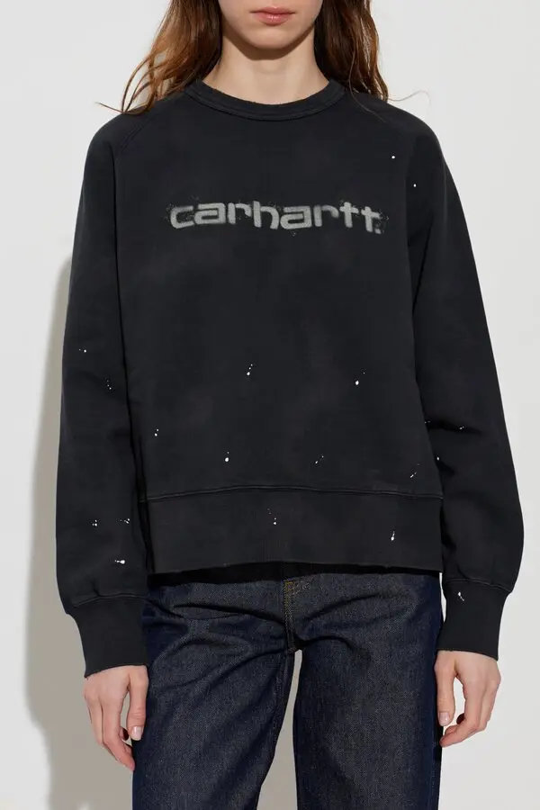 Carhartt Work In Progress Painter" Sweatshirt With Distressed Detailing