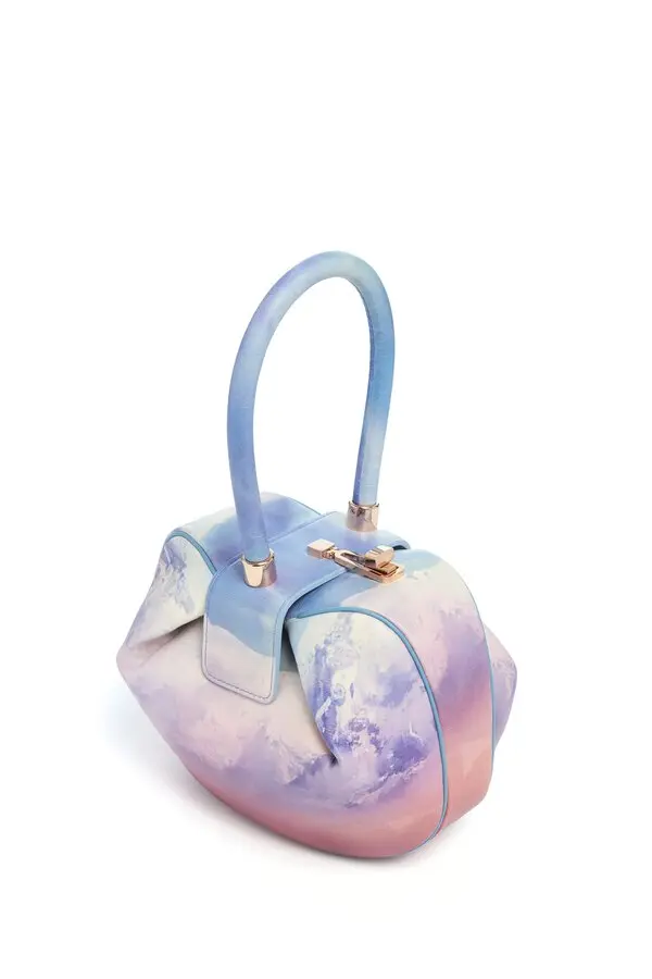 Gabriela Hearst Nina Bag In Nappa Leather With Landscape Print