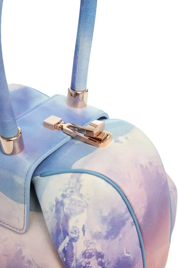 Gabriela Hearst Nina Bag In Nappa Leather With Landscape Print