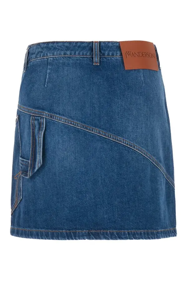 JW Anderson Asymmetrical Denim Skirt