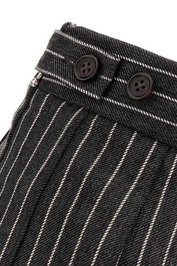 Thom Browne Striped Pleated Skirt