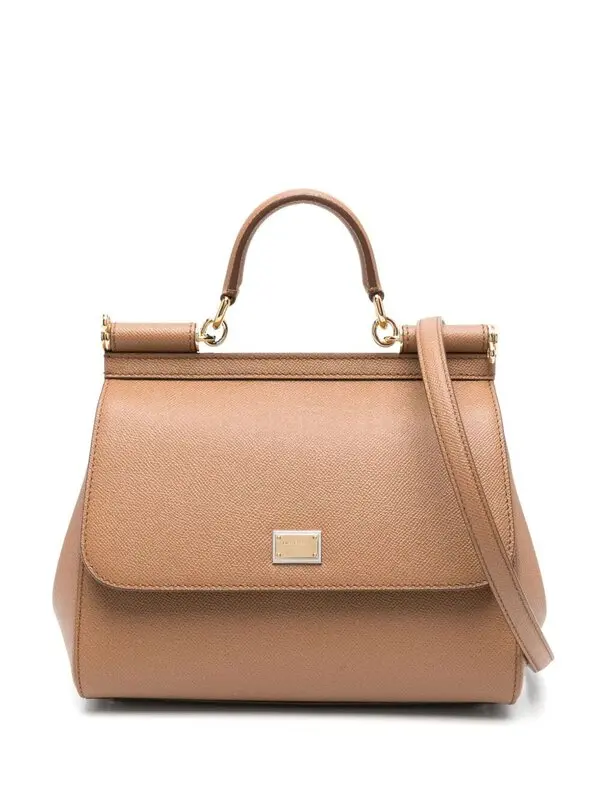 Dolce & Gabbana Large Sicily Handbag - Brown