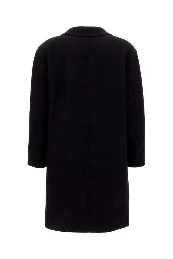 Valentino Garavani Black Wool Blend Coat