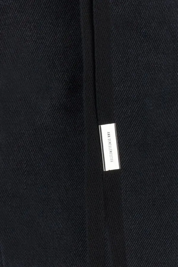 ANN DEMEULEMEESTER Straight Leg Jeans With Belt Detail