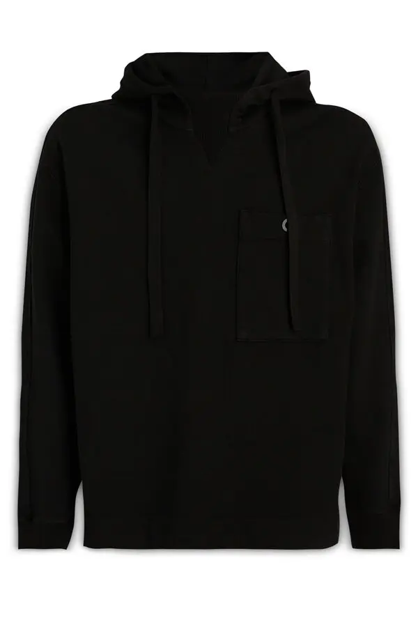 TEN C Hooded Sweatshirt With Pocket Detail