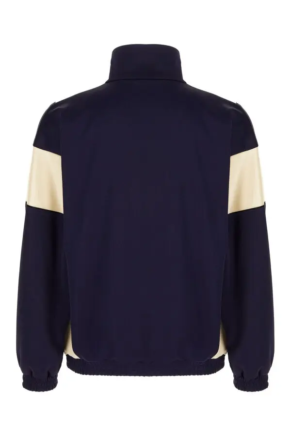 Valentino Garavani Zip-up Sweatshirt With Stand Collar