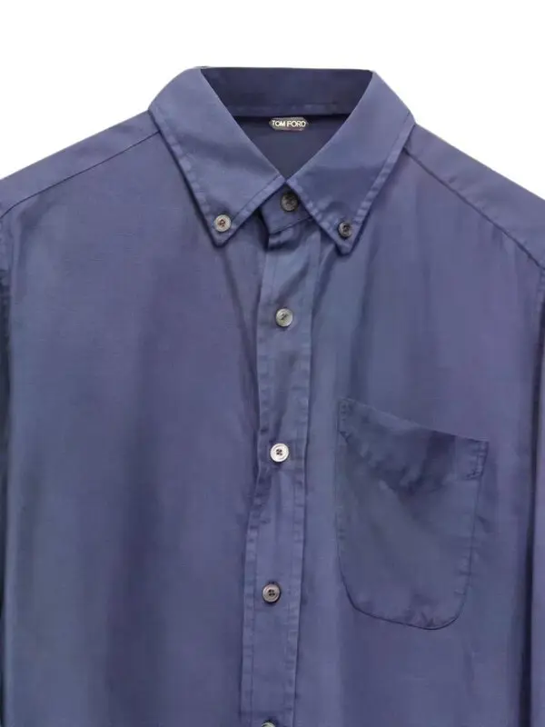 TOM FORD Button-down Collar Chest Pocket Shirt