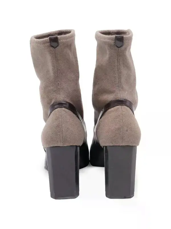 SERGIO ROSSI Two-toned Ankle Boots