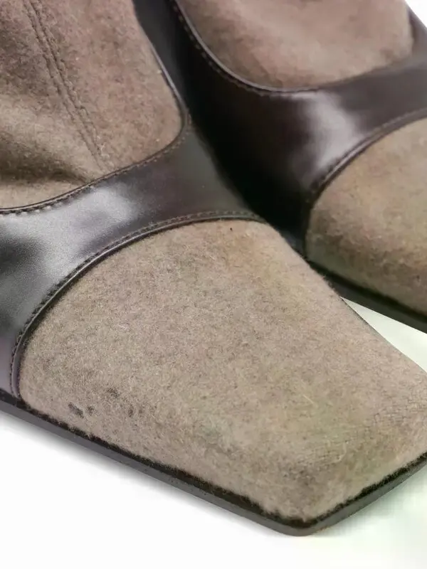 SERGIO ROSSI Two-toned Ankle Boots