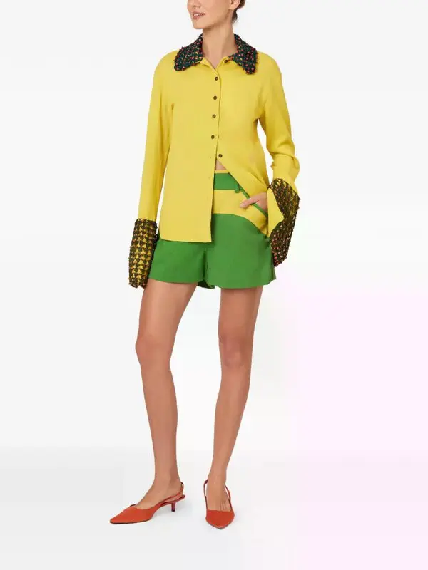 Rosie Assoulin Spongy Crepe Shorts