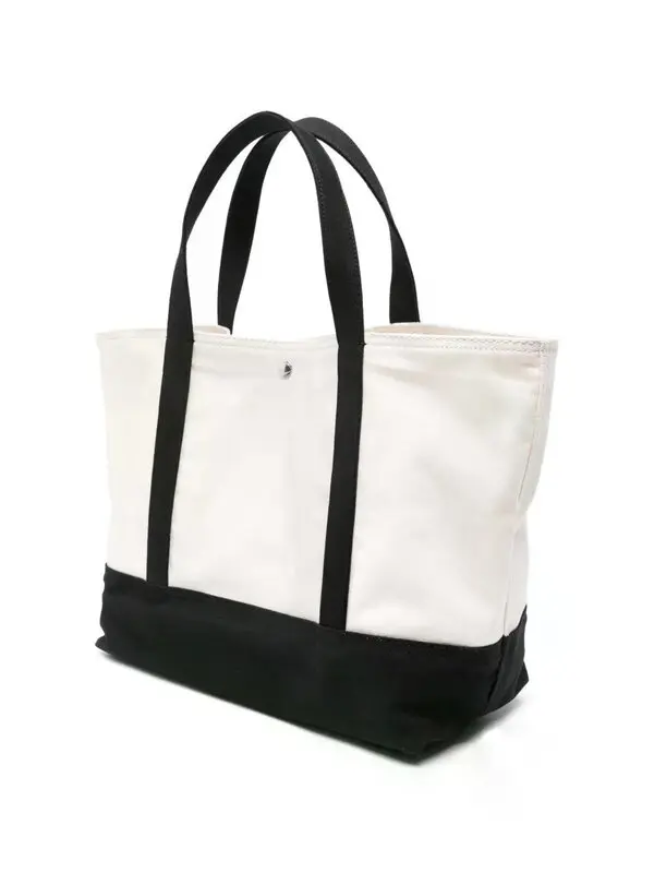 TOTEME Contrast Trim Canvas Tote Bag