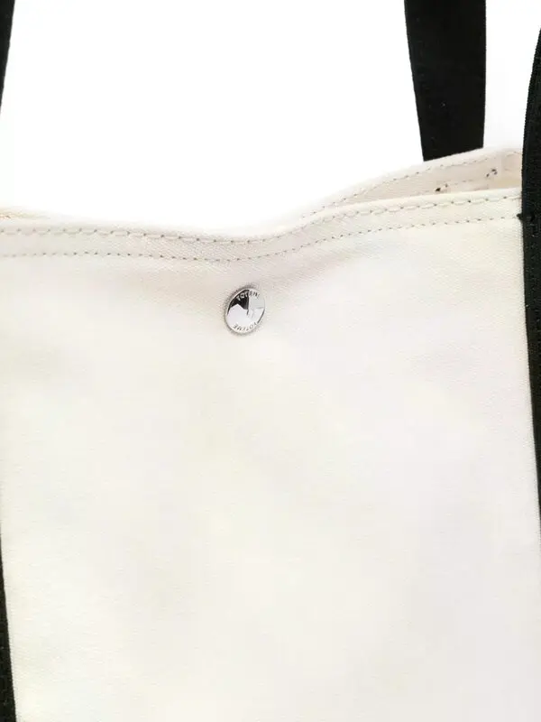 TOTEME Contrast Trim Canvas Tote Bag