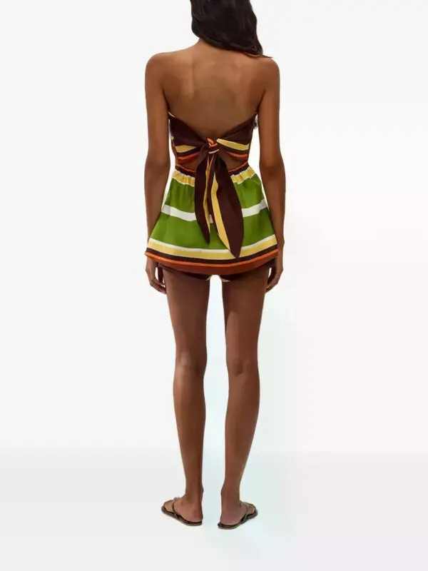Faithfull The Brand Miel Striped Drawstring Shorts