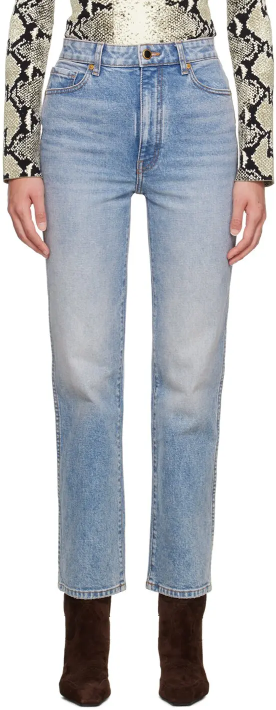 Khaite Abigail High Waist Jeans