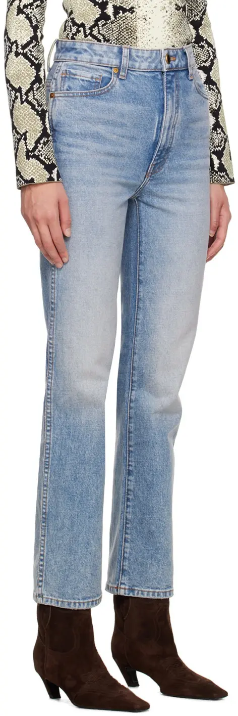 Khaite Abigail High Waist Jeans