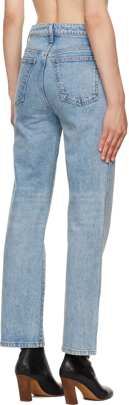 Khaite Abigail High Waist Jeans
