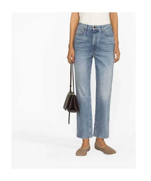 Khaite Abigail High Waist Jeans