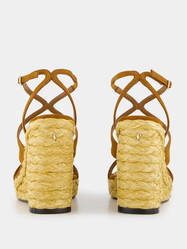 JIMMY CHOO Open-toe High-heeled Sandals With Adjustable Ankle Strap