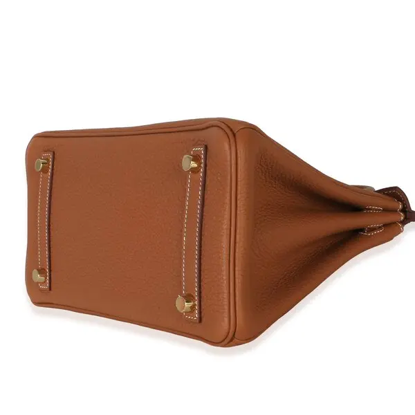 Hermès Gold Togo Birkin 25 Ghw - Brown