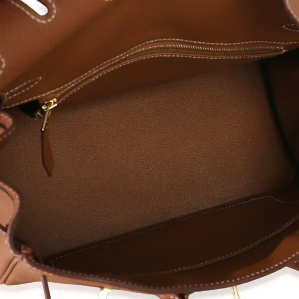 Hermès Gold Togo Birkin 25 Ghw - Brown