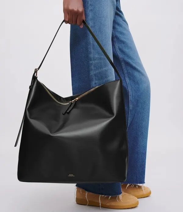 A.p.c. Vera Shoulder Bag - Black