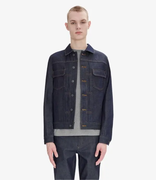 A.p.c. Indigo Denim Work Jacket