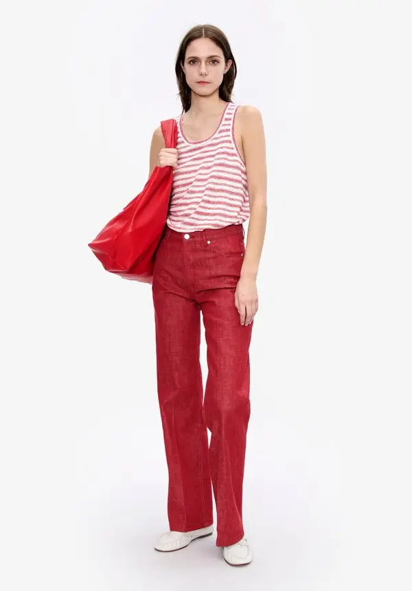 A.p.c. Rina Striped Tank Top