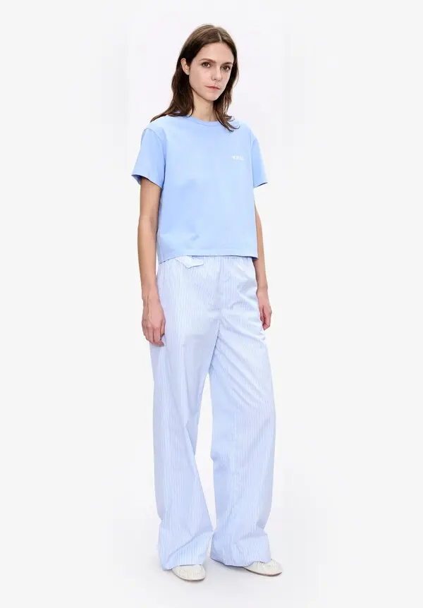 A.p.c. Louise Striped Loose Fit Trousers