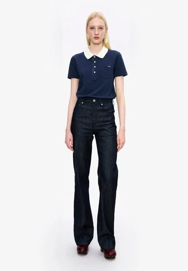 A.p.c. Gentlewoman Denim Trousers - Indigo