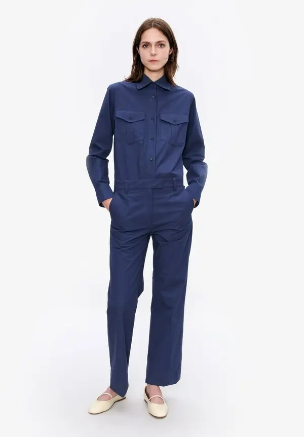 A.p.c. Tara Jumpsuit - Dark Navy Blue