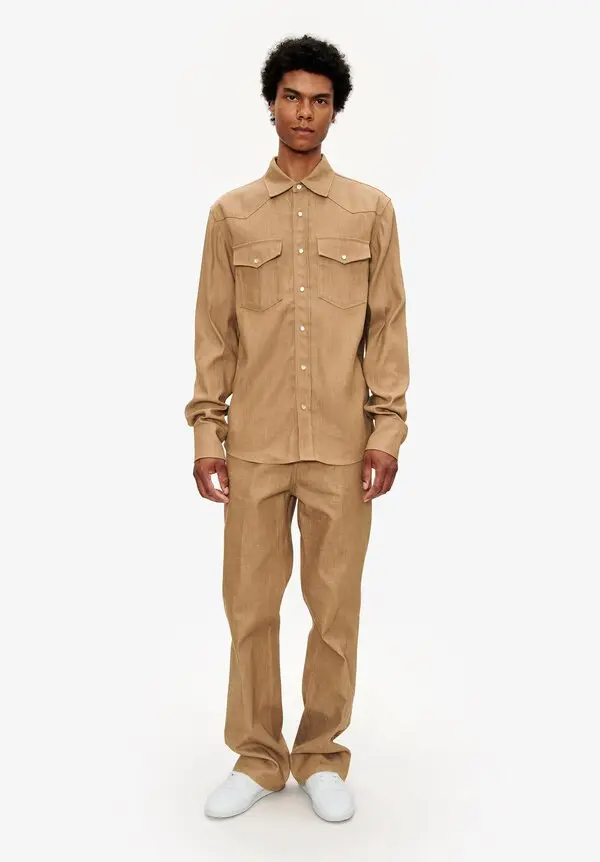 A.p.c. Western Shirt Brown